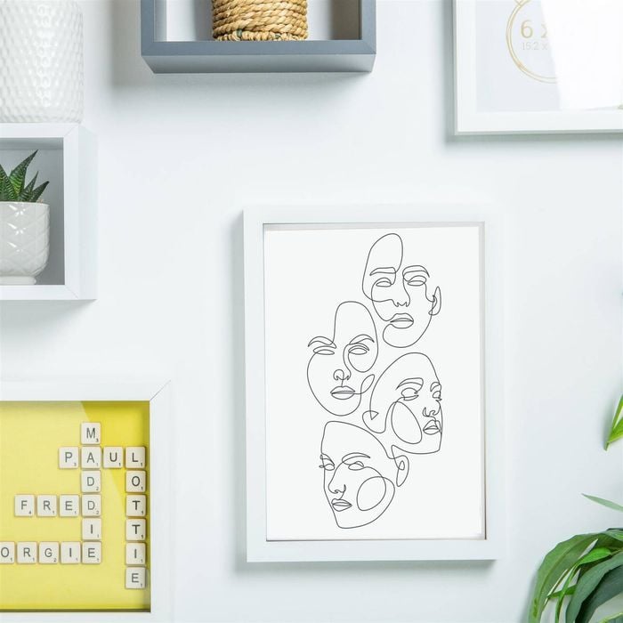 Nicola Spring Photo Frames with A5 Mount - A4 (8" x 12") - White - Pack ...