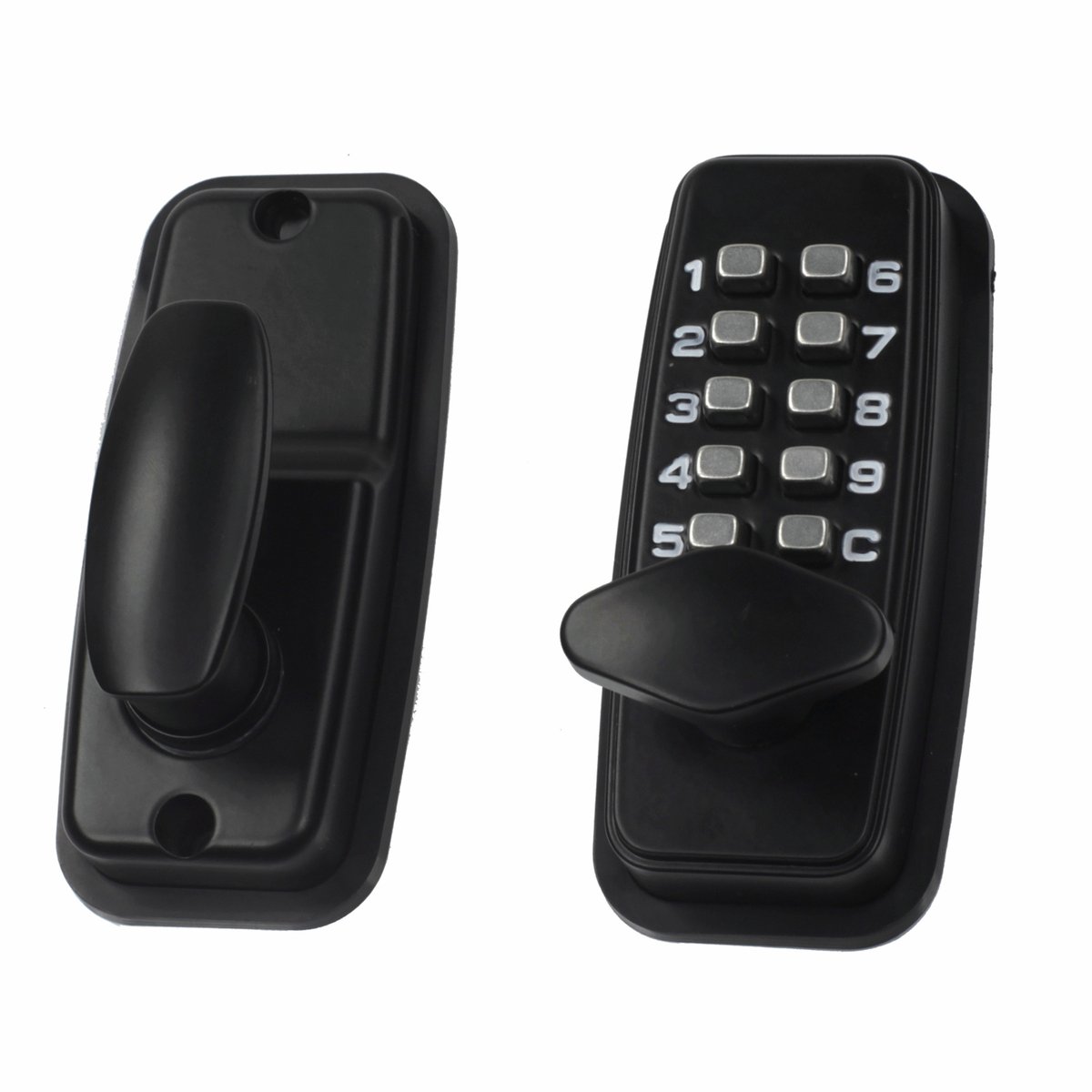 Ikonic Matte Black Digital Entry Lock - Bunnings Australia
