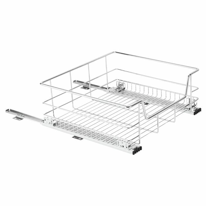 Practa Solutions 410mm Base Mount Slide Out Basket - Bunnings Australia