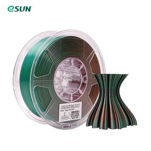 eSun PLA Triple Colour:Copper -Purple-Green- Silk PLA 3D Print Filament ...