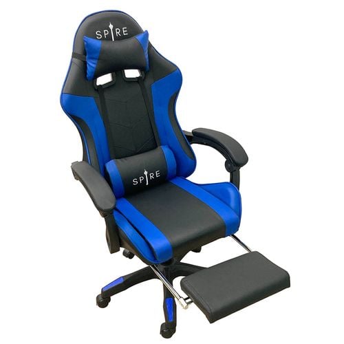 Spire Zinc Adjustable Gaming/Office Chair Blue And Black - Bunnings ...