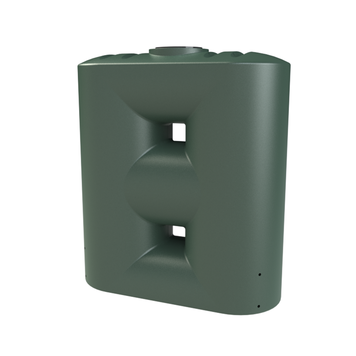 Melro Tanks 2000L Heritage Green Slimline 2510 Polyethylene Water Tank ...