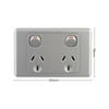 DETA Silver Double Power Point - Bunnings Australia