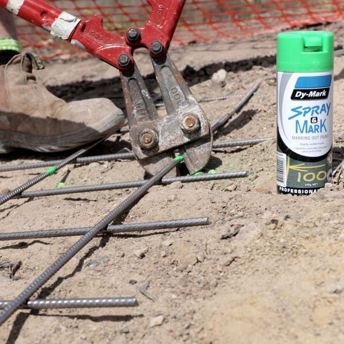 Dy-Mark 350g White Spray And Mark Paint - Bunnings Australia