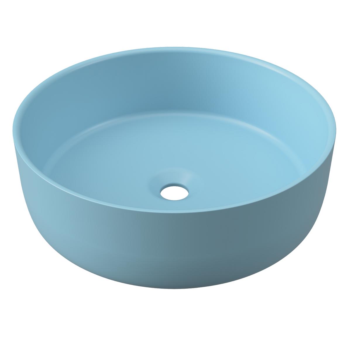 New England Joinery 360mm Blue Matt Allure Basin - Bunnings Australia