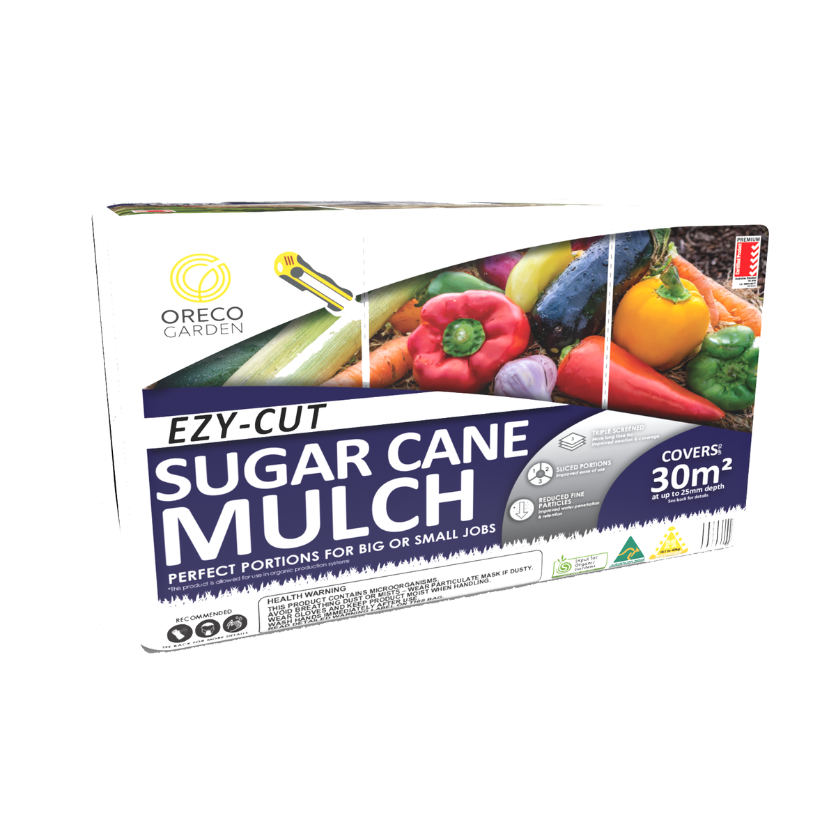 Oreco 30m2 25mm Sugar Cane Mulch - Bunnings Australia