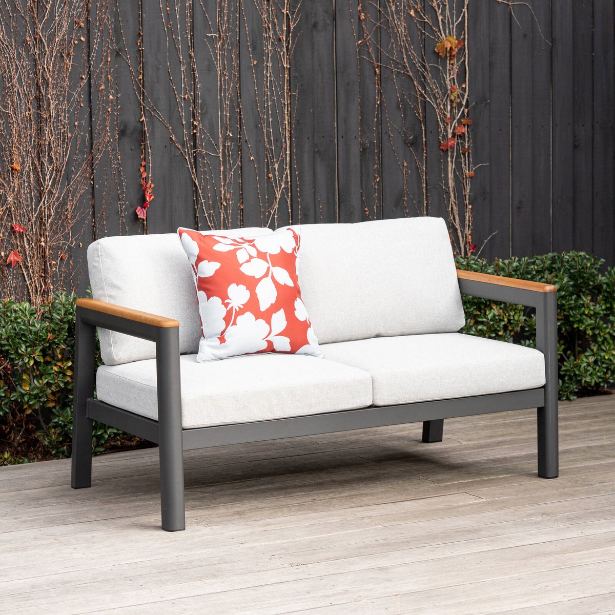 Mimosa Rhone 2 Seater Aluminium Lounge - Bunnings New Zealand