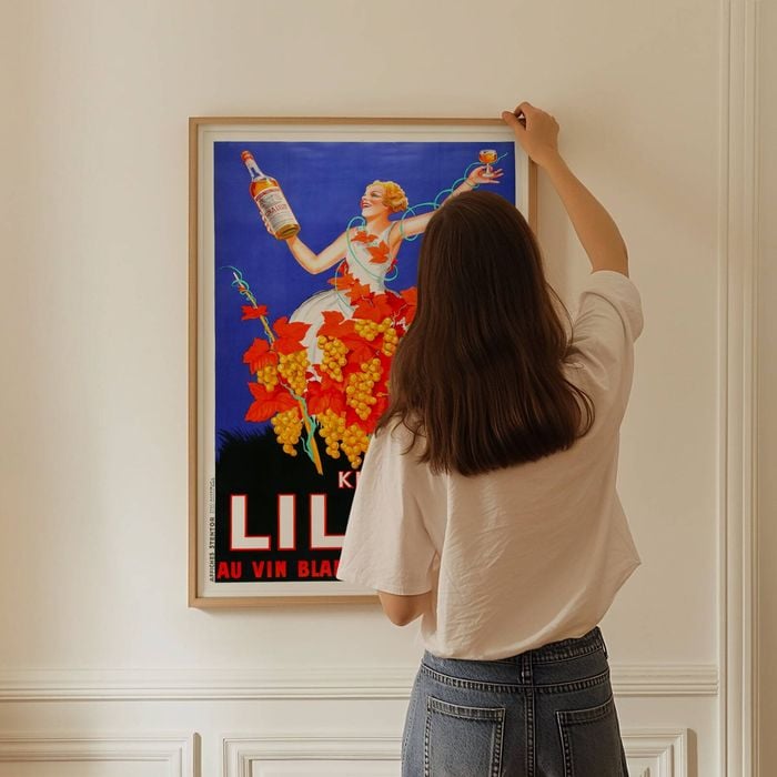 Galrie Kina Lillet 1937 Vintage Poster Art by Roby Retro French ...