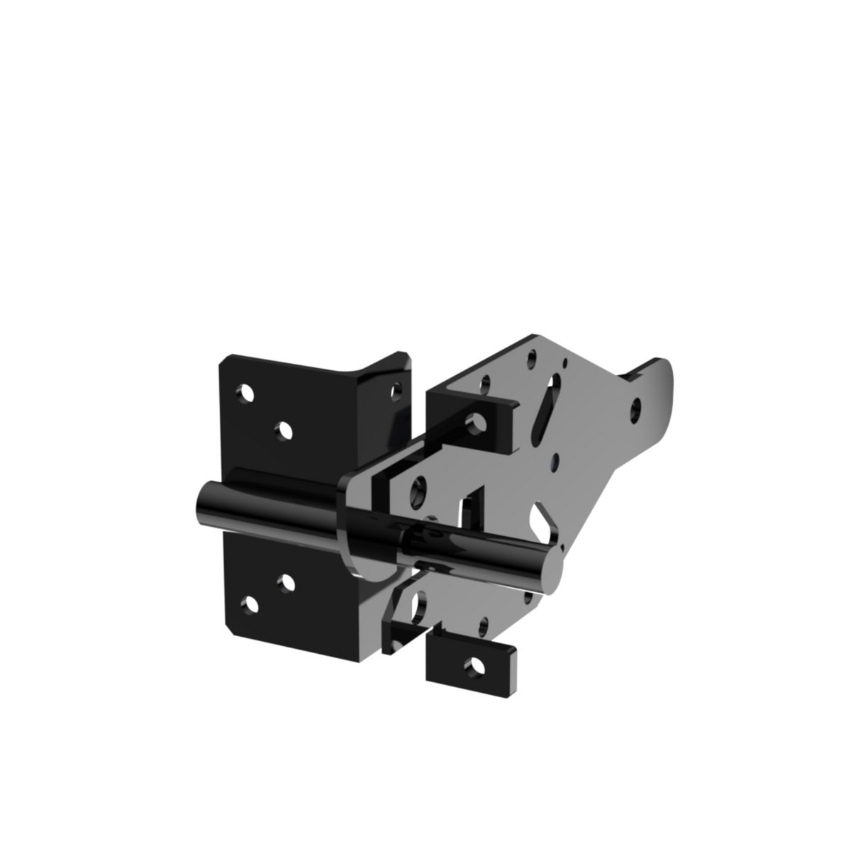 RapidFence PVC Gate Latch Kit - Pair - Bunnings Australia