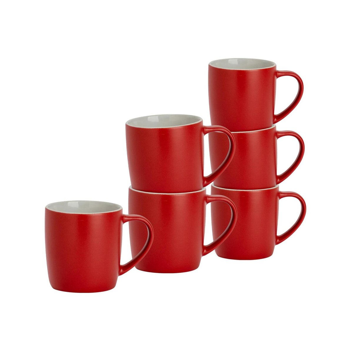 Argon Tableware 6 Piece Matt Tea And Coffee Mug Set - 350ml - Bunnings ...