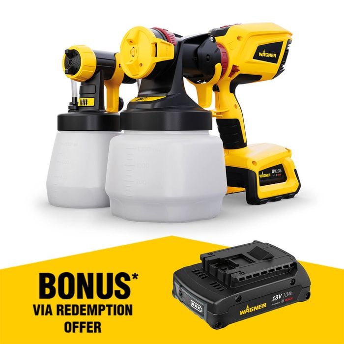 Wagner 18V W600 Flexio Paint Sprayer Cordless Kit - Bunnings New Zealand