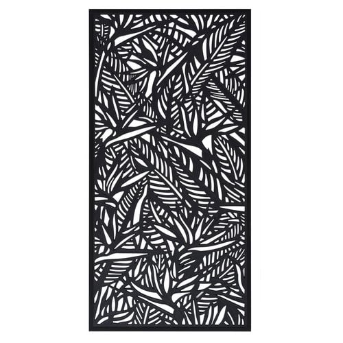 Jack Matrix 1800 x 900mm Charcoal Bird of Paradise Screen Panel ...