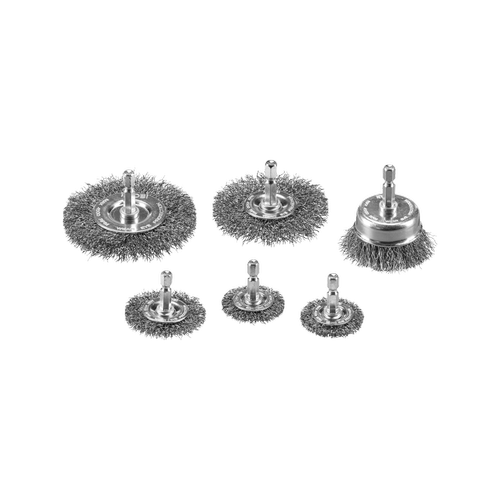Ryobi 6-Piece Wire Wheel Brush Set - Bunnings Australia