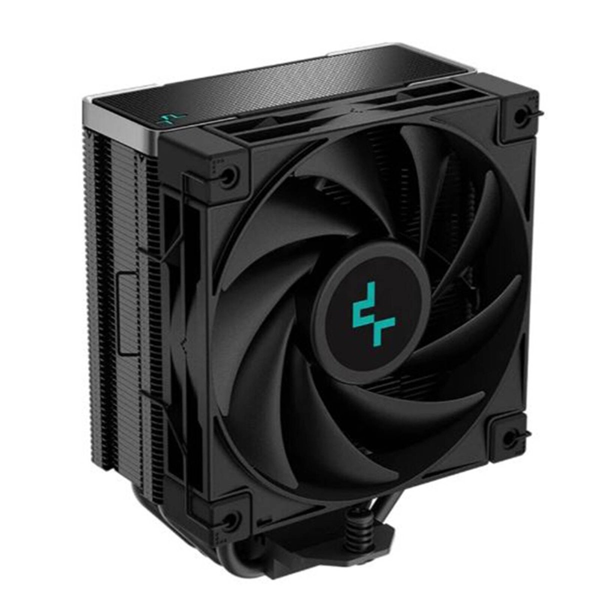 DeepCool AK400 Zero Dark CPU Cooler, 4 Heat Pipe, High-Performance FDB ...