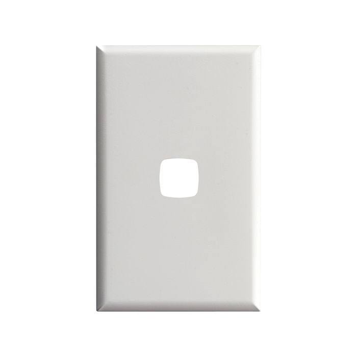HPM EXCEL 1 Gang Coverplate - White 1 Gang Cover - Bunnings Australia