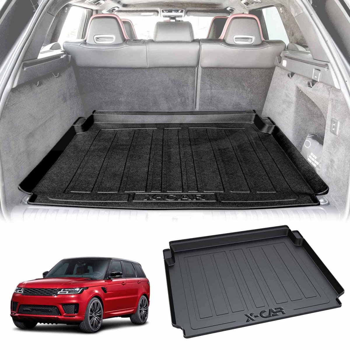 Heavy Duty Trunk Cargo Mat Boot Liner Luggage Tray Fit Land Rover Range ...