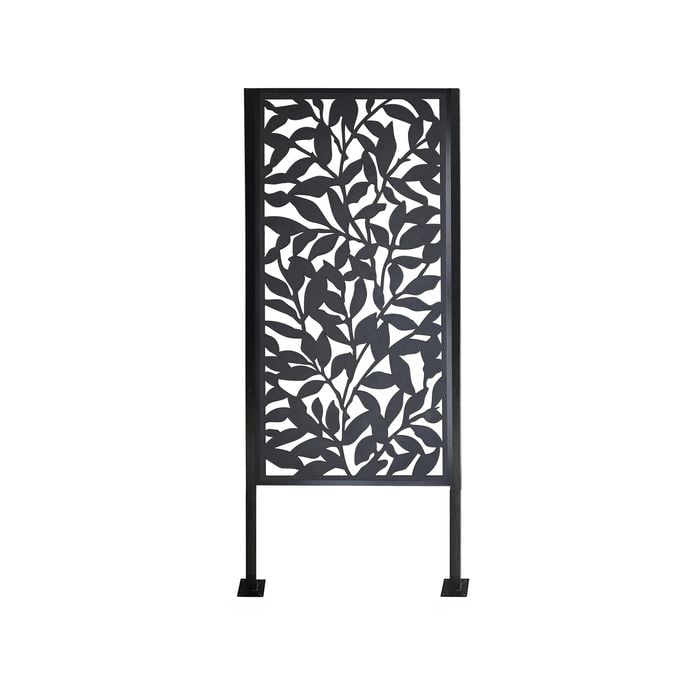 Jack Matrix 1810 x 905 x 9mm Charcoal Tangle Decor Screen With Frame ...