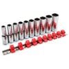 Trojan 10 Piece Deep Socket Rail Set 1/2" - Bunnings Australia