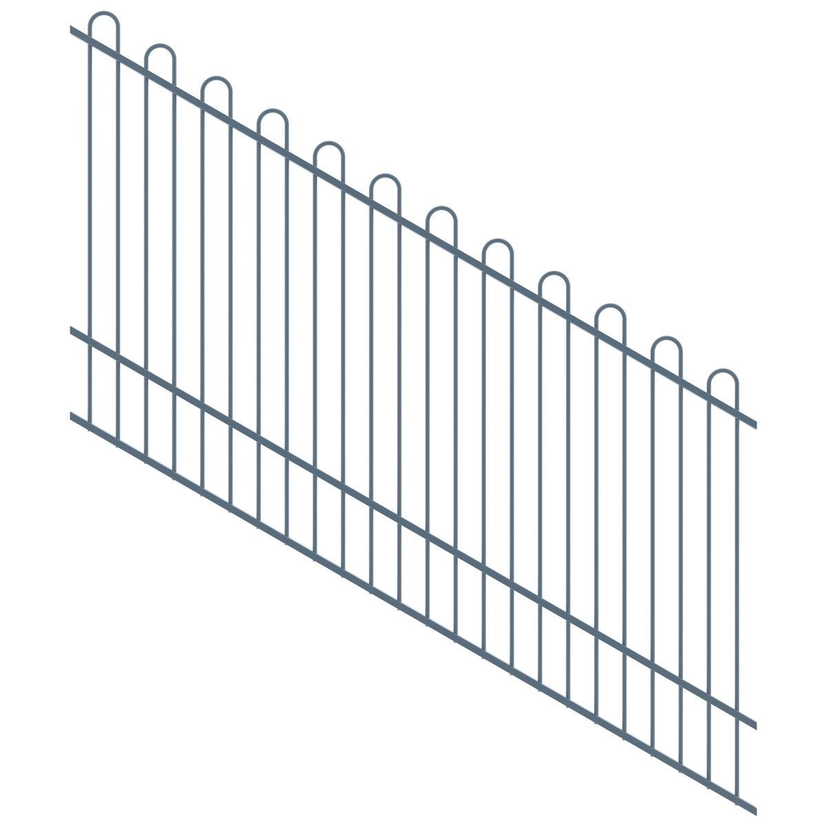 ProtectorAl 1201-2400W x 1500H Deep Ocean Loop Top Pool Fence Panel ...
