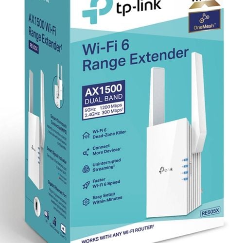 TP-Link RE505X AX1500 Wi-Fi Range Extender - Bunnings New Zealand