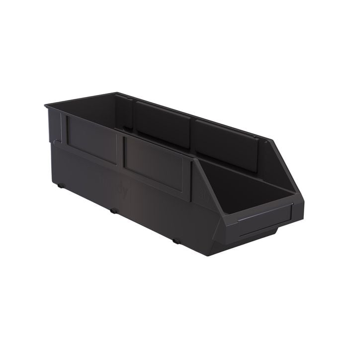 Handy Storage Size 30 400mm Grey Plastic Storage Tote - Bunnings Australia