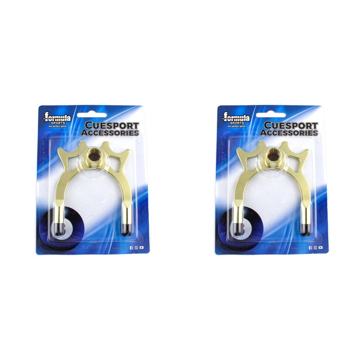 2PK Formula Sports Spider Rest Brass Pool/Billiard Accessory - Bunnings ...