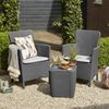 Keter Balcony Set With Storage Table - Bunnings Australia