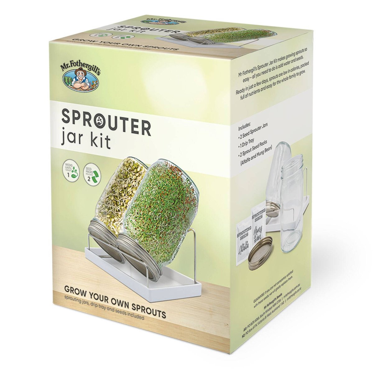 Mr Fothergill's Twin Sprouter Jars Propagation Kit - Bunnings New Zealand