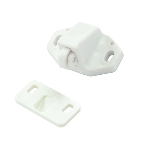 Hafele White Plastic Roller Catch - 1 Pack - Bunnings New Zealand