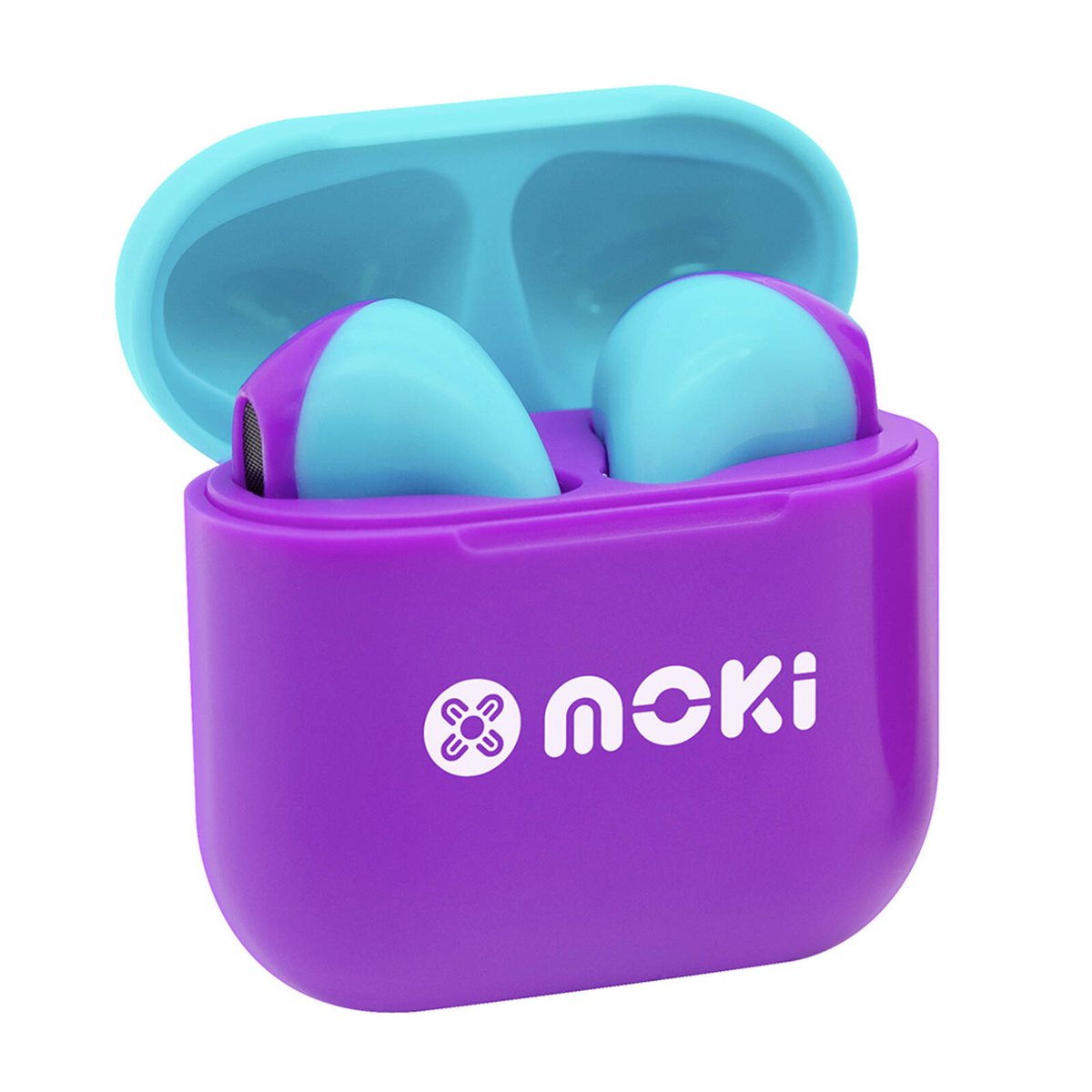 Moki MokiPods Mini TWS Bluetooth Earphones Kids Volume Limited - Purple ...