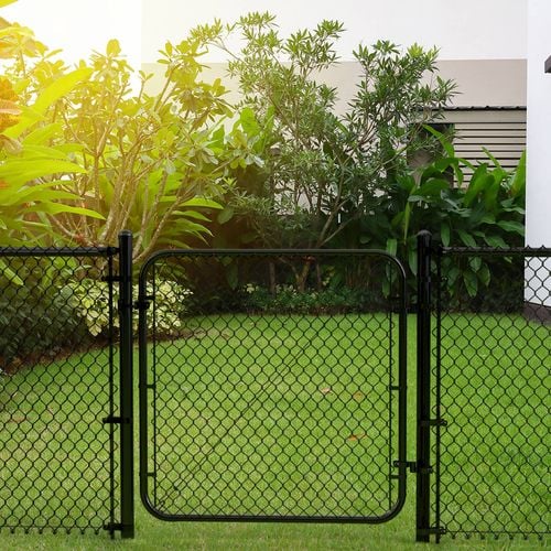 PEAK Chain Link Fencing 810mm Galvanised Vinyl-Coated Steel Fence ...