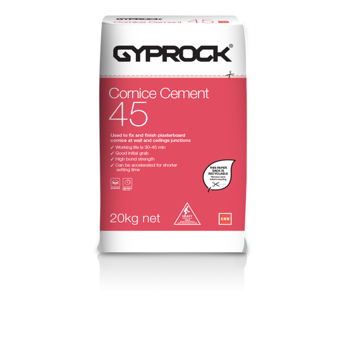 Gyprock CSR 20kg Cornice Cement 45 - Bunnings Australia