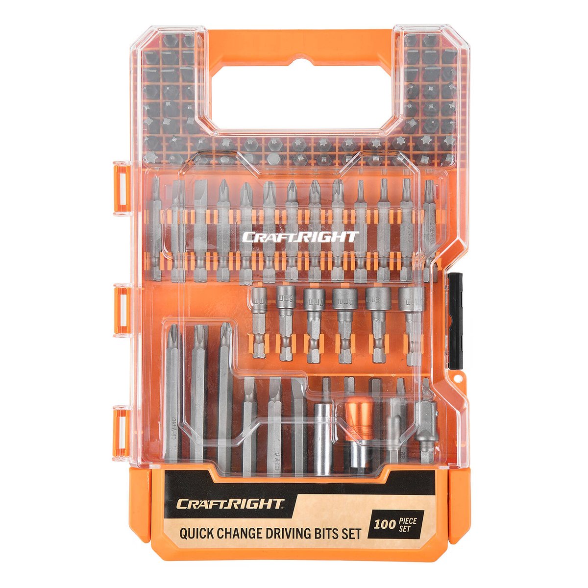 Craftright 100 Piece Quick Change Driving Bits Set - Bunnings Australia