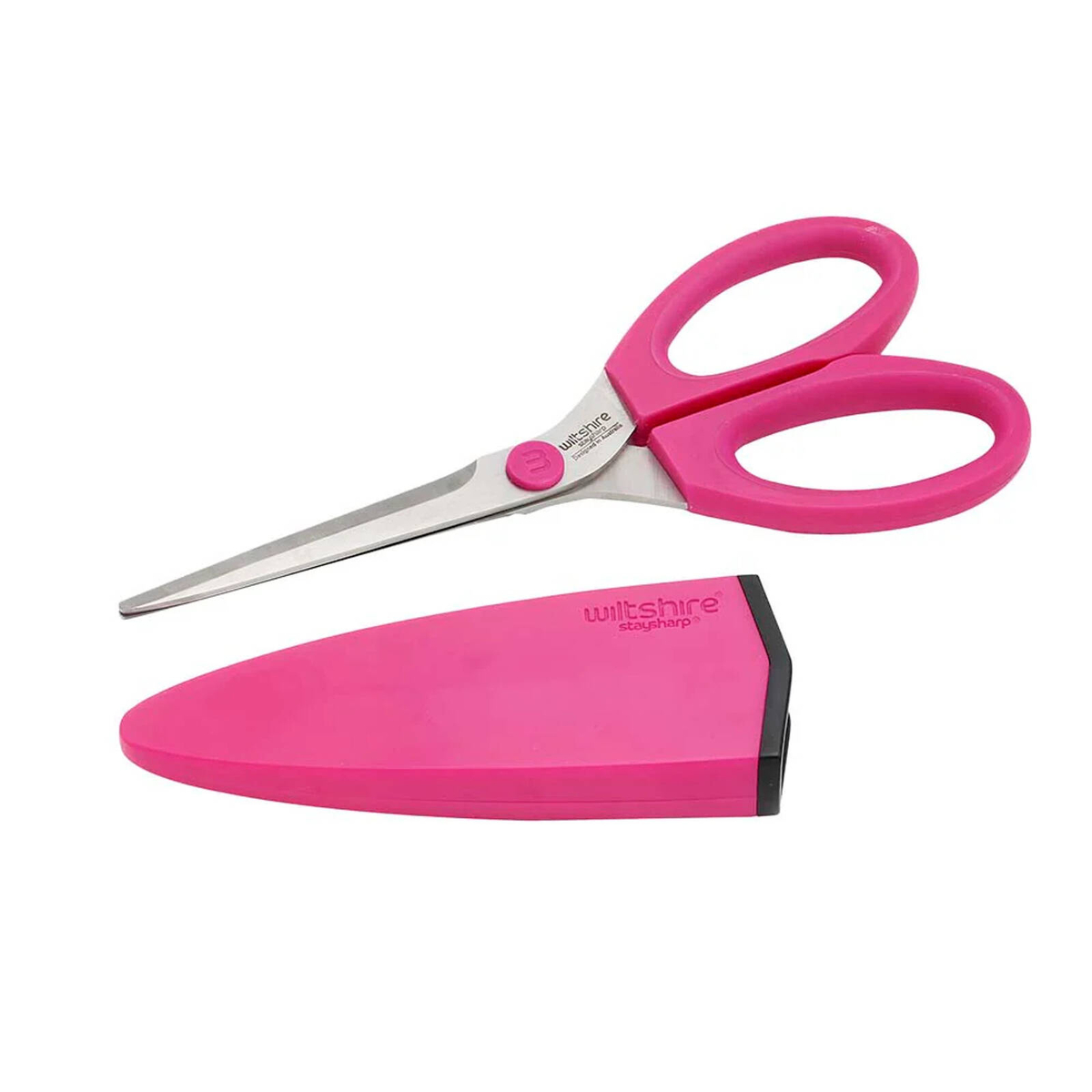 Wiltshire Staysharp Pink Kitchen Scissors Cuts Hard & Soft Foods ...