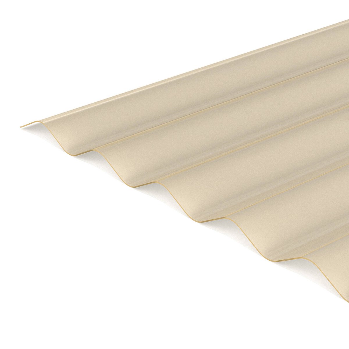 Suntuf 4.2m Cream Corrugated Polycarbonate Roofing - Bunnings Australia