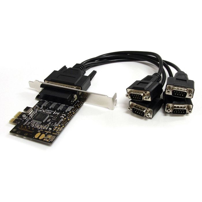 StarTech.com 4 Port RS232 PCI Express Serial Card with Breakout Cable - Replaced by PEX4S953LP ...