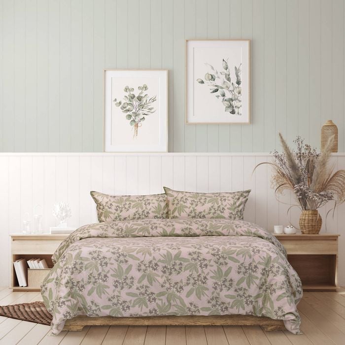 Ardor Boudoir Double Jasmine Cotton 250TC Quilt Cover Set Elderberry ...