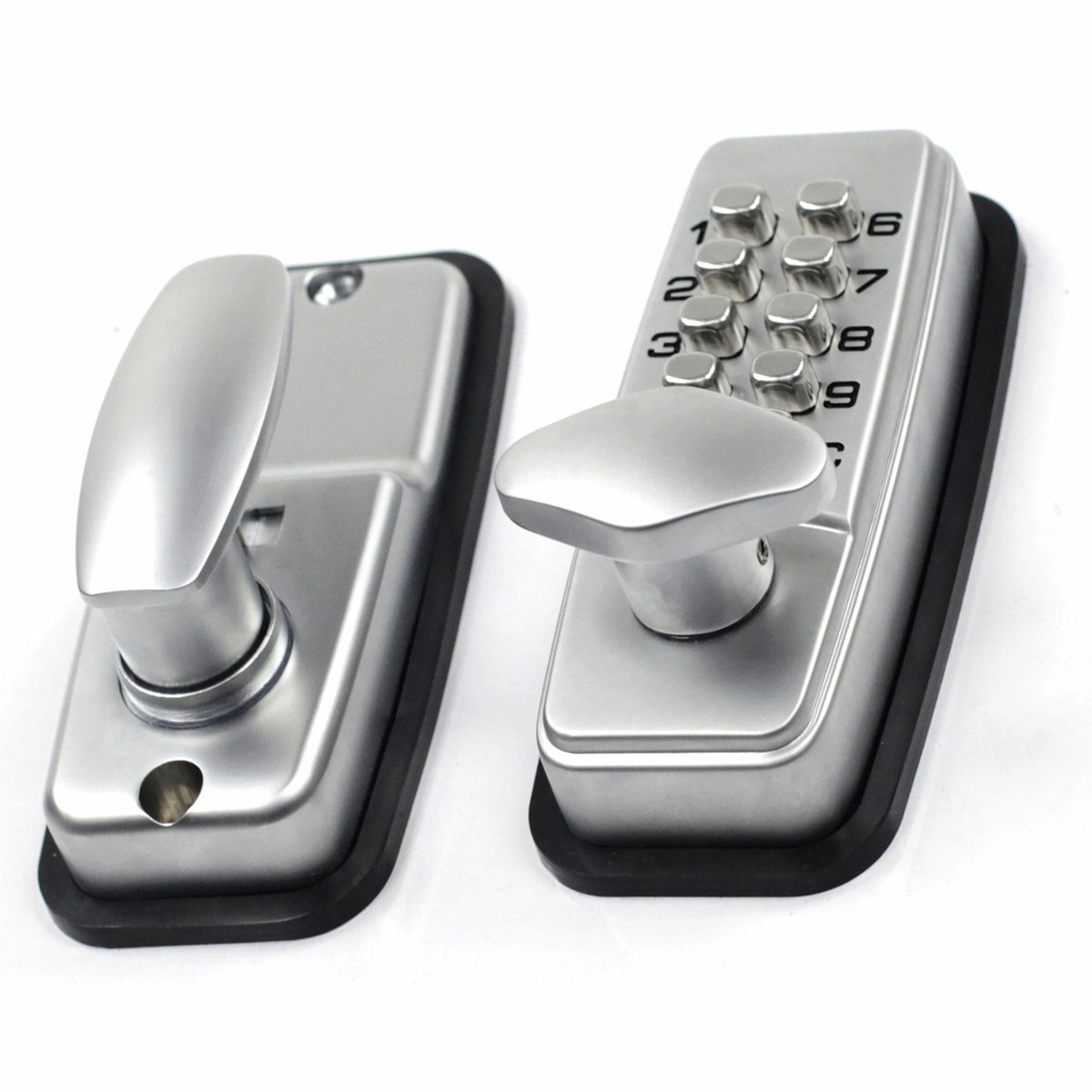 Ikonic Satin Chrome Digital Entry Lock - Bunnings Australia