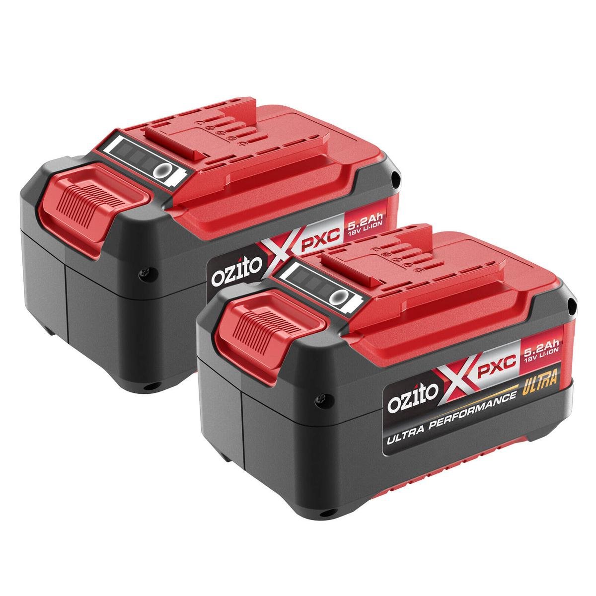 Ozito PXC 18V 5.2AH Battery Twin Pack PXTBP-252 - Bunnings New Zealand