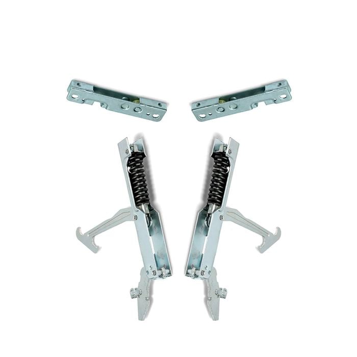 Genuine Smeg Oven Door Hinges Complete Kit Assembly With Supports ...