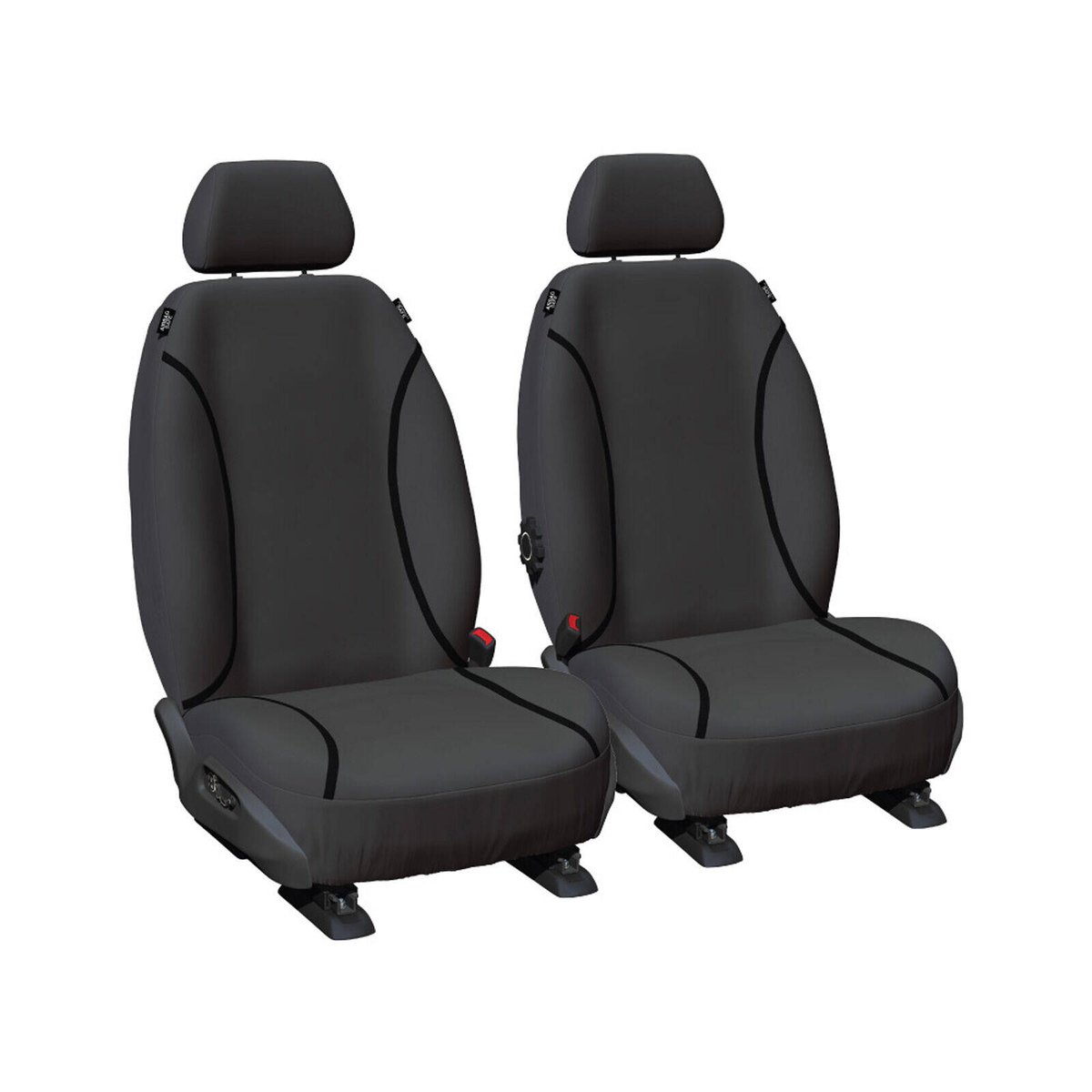 Sperling Tradies Canvas Front Grey Seat Covers Prado 150 Series 2009 ...