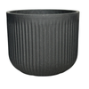 Northcote Pottery 44cm Black Linea Cylinder Pot - Bunnings Australia