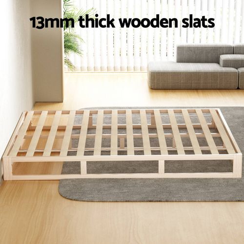 Artiss Wooden Bed Frame Queen KALAM - Bunnings Australia