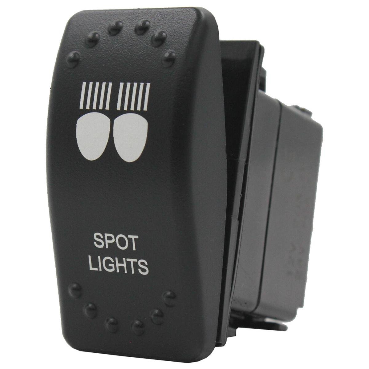 Switch Boss Dual Green LED Laser Etched Rocker Switch - Spot Lights ...