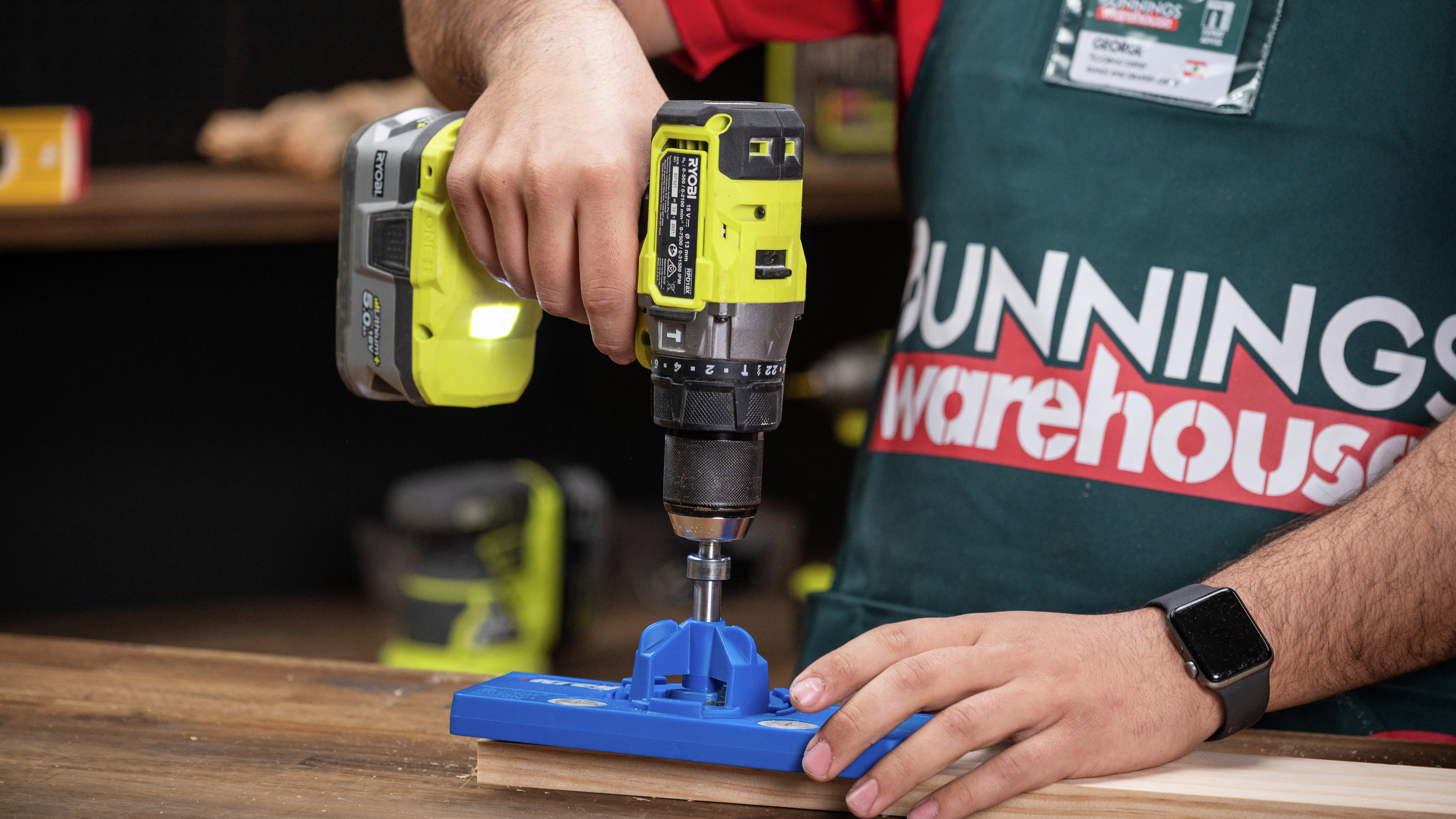 Drill guide bunnings store