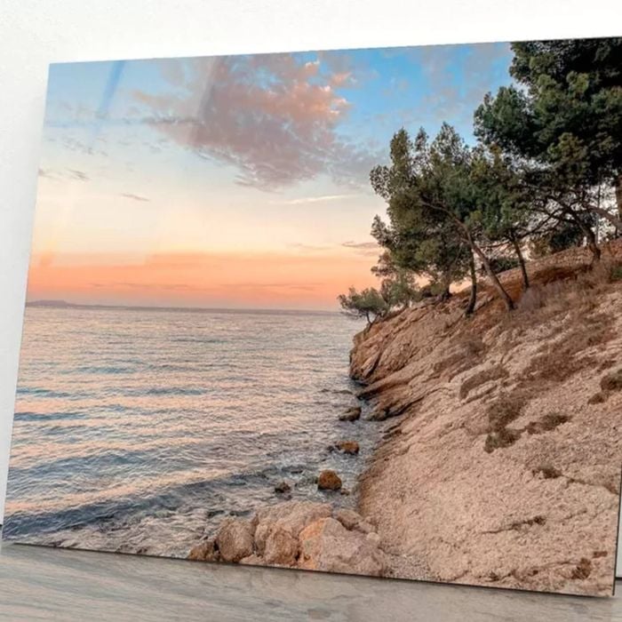 Sunset At the Sea View Print 100% Australian Made 50 x 40cm (Acrylic ...