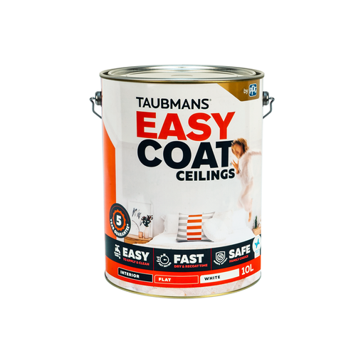Taubmans 10L White Flat Easycoat Ceiling Paint - Bunnings Australia