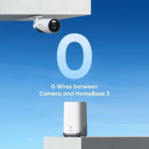 Eufy Security Professional E330 24/7 Recording 4 Pack Plus Homebase 3 - Bunnings Australia