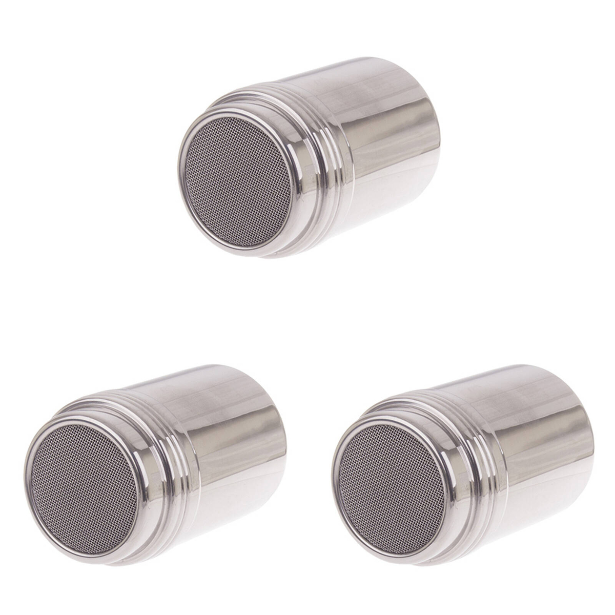 3PK Appetito Stainless Steel Mesh Shaker Home Kitchen Cooking/Baking ...