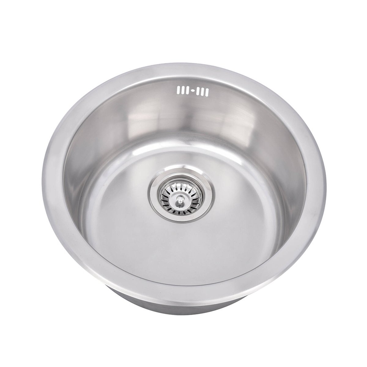 Project 450 x 180mm Stainless Steel Round Sink Insert - Bunnings New ...